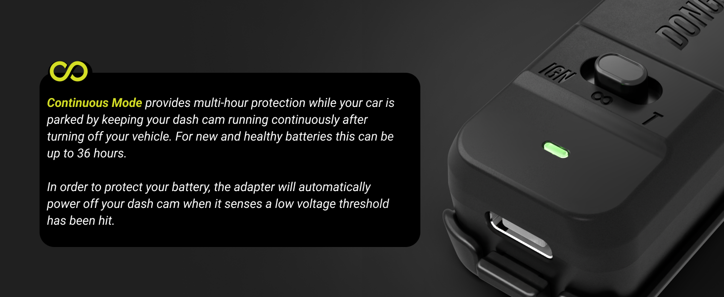 Dongar PRO Plug & Play Parking Mode Adapter | Toyota/Lexus Compatible ...