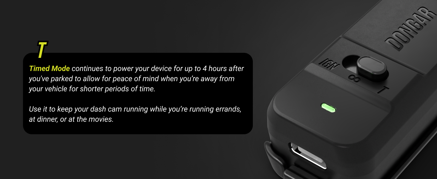 Dongar PRO Plug & Play Parking Mode Adapter | Toyota/Lexus Compatible ...